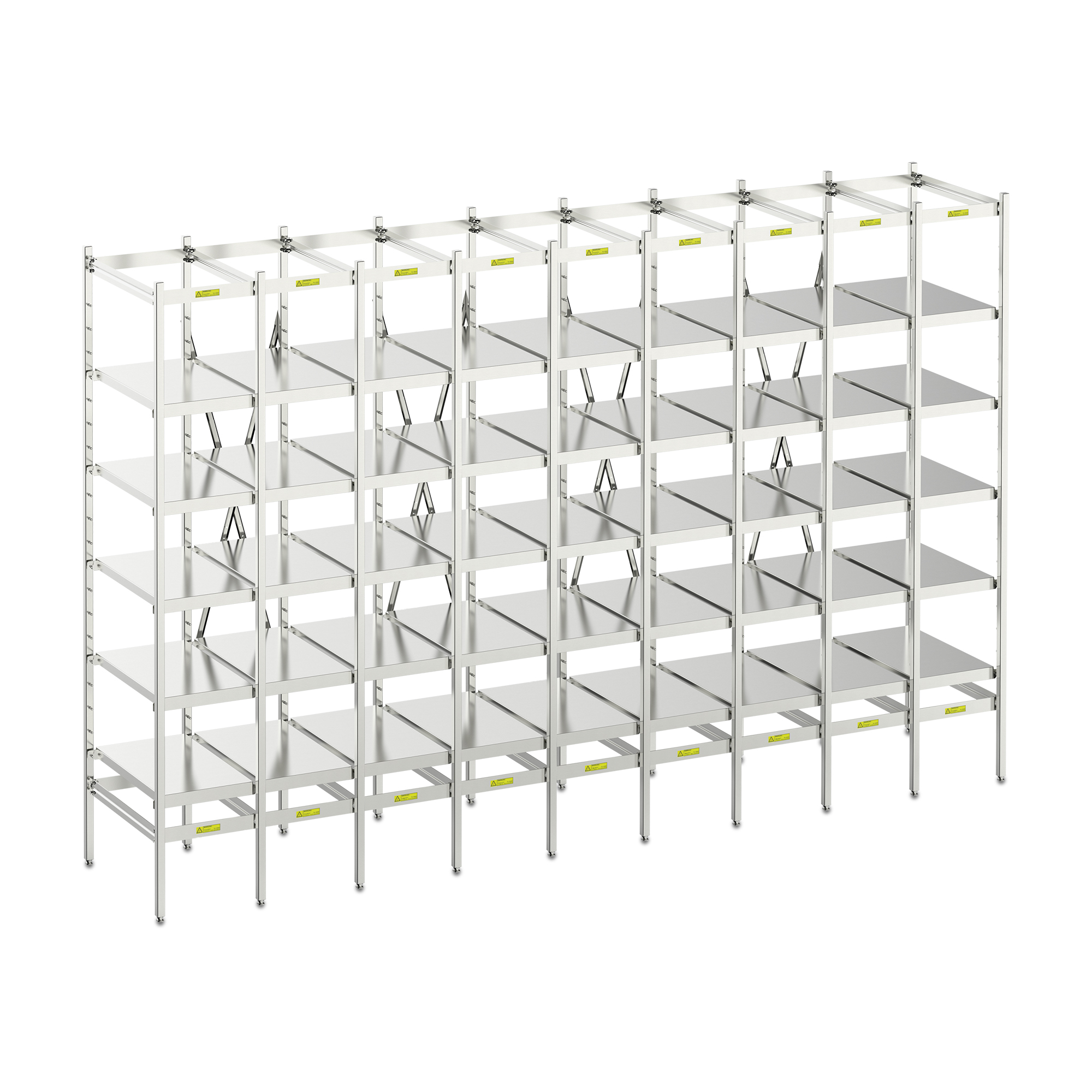 Standregale für StE-Körbe und -Container | Regalsysteme | Medical | Hupfer