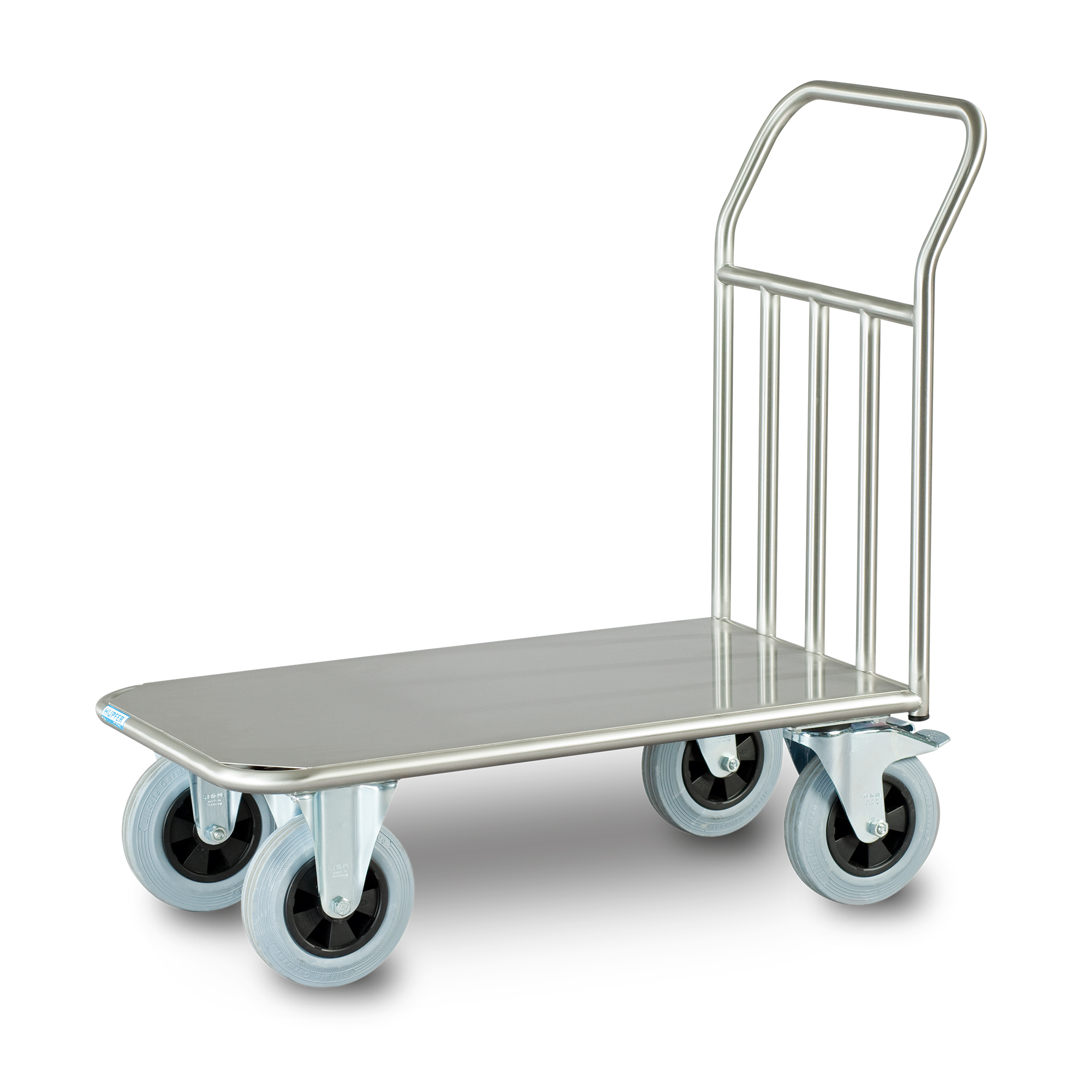Platform trolley heavy-duty bulkhead 850×500 mm | Platform trolleys ...